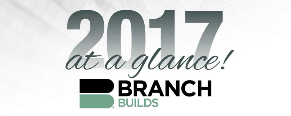 2017 at a Glance! | Branch Builds